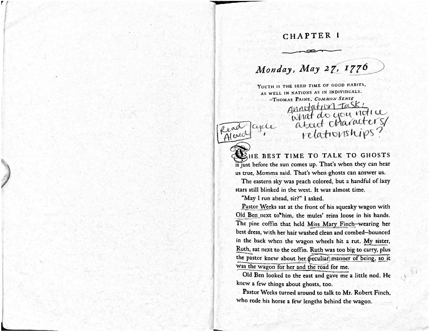 Lesson 1_Chains_Annotated Text | Teach Like a Champion