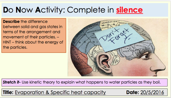 UK Science Teacher Alex Laney Shares Some Outstanding Do Nows | Teach ...