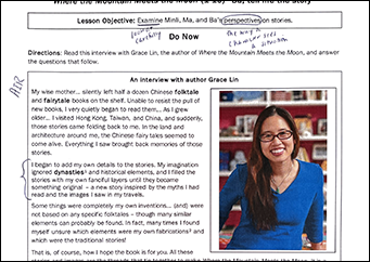 Where the Mountain Meets the Moon_Student Packet Preparation | Teach ...